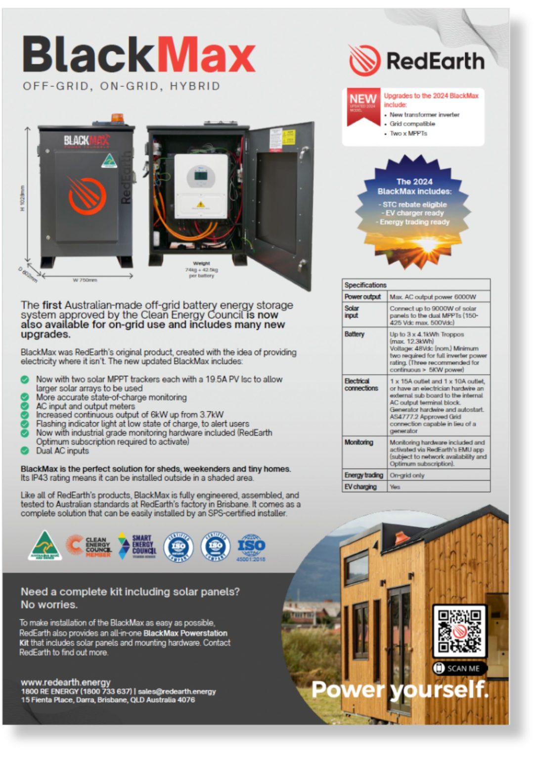 BlackMax – Red Earth Energy Storage – On & Off Grid Solar Storage ...