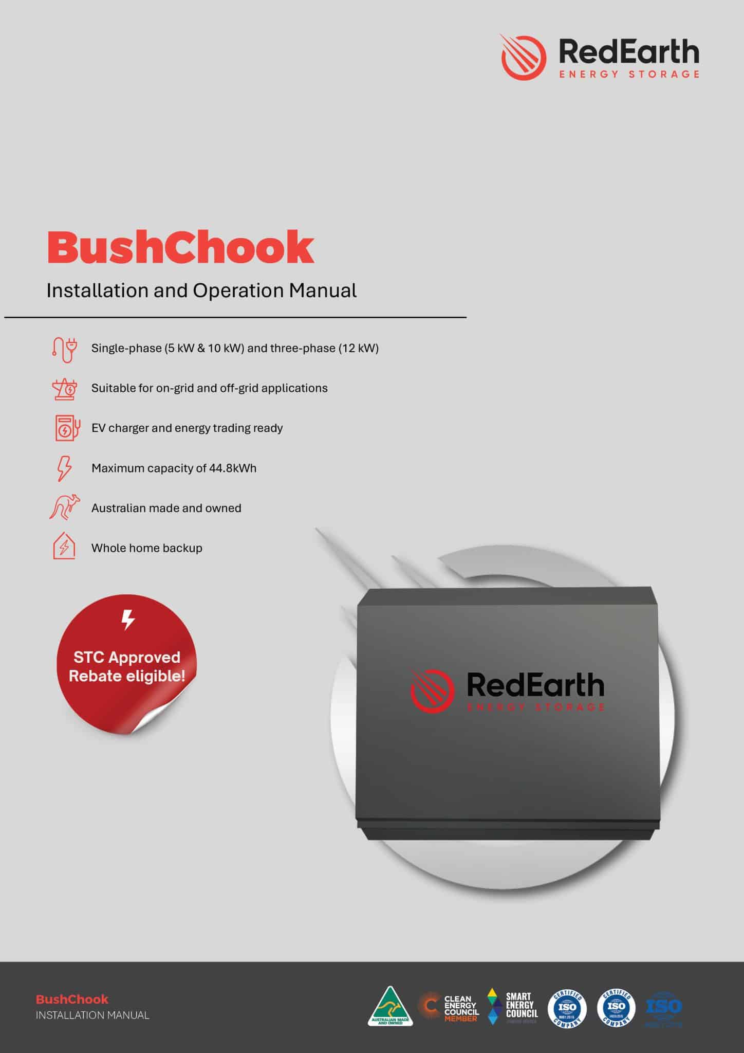 BushChook Installation Manual – Red Earth Energy Storage – On & Off ...